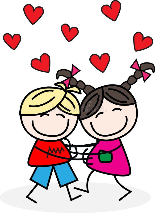 A big hug stock vector. Illustration of fingers, drawing - 49267535