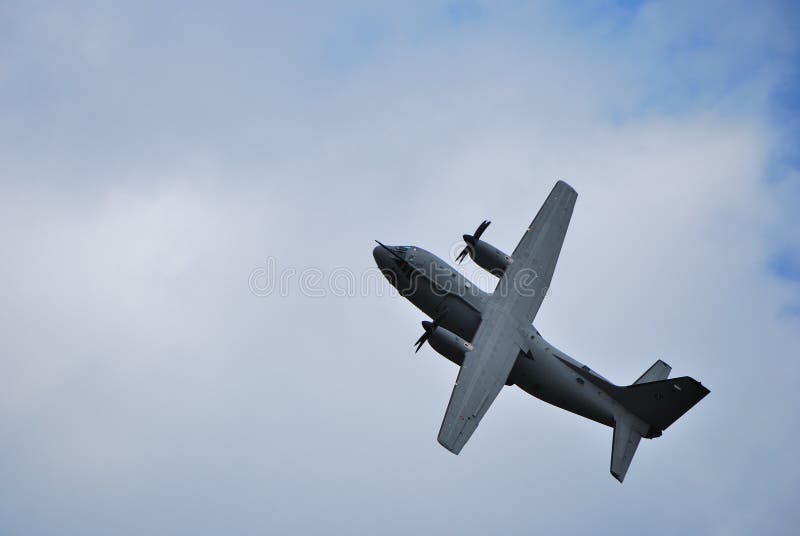 Airplane Looping the Loop with a Vapour Trail Stock Image - Image of ...