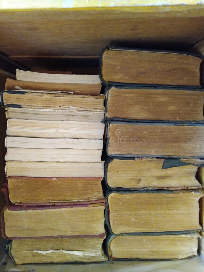 Big Huge Books in a Almirah Stock Photo - Image of album, table: 192414950