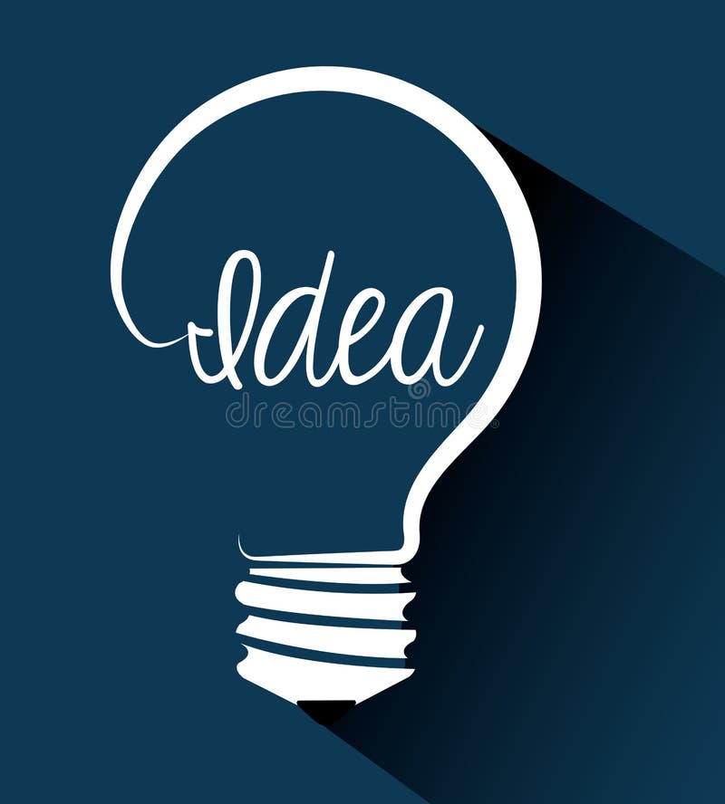 Big idea bulb design stock vector. Illustration of idea - 59463039