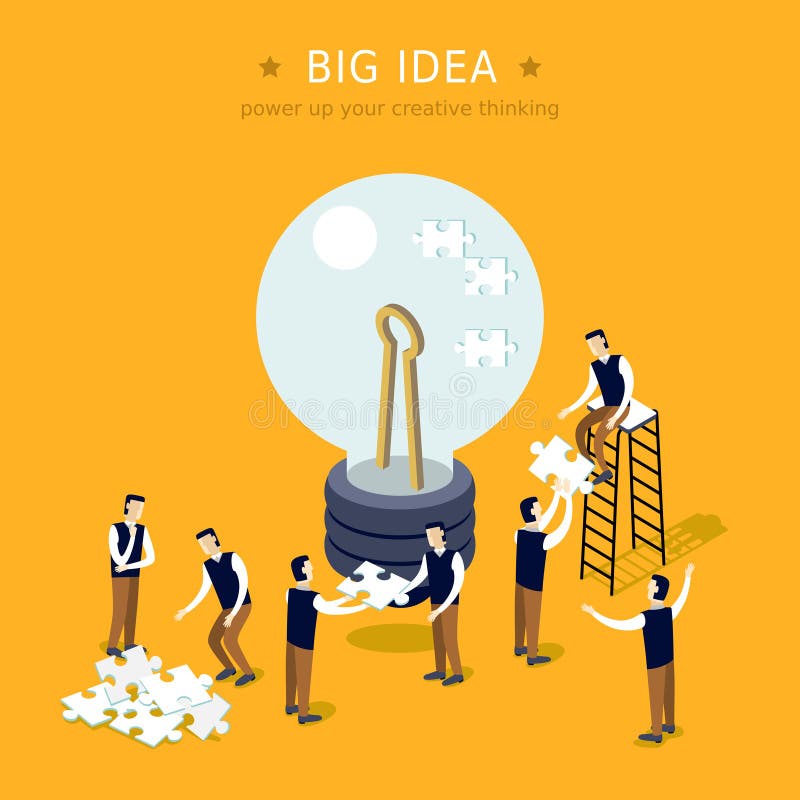 Big idea stock illustration. Illustration of design, creativity - 66985155