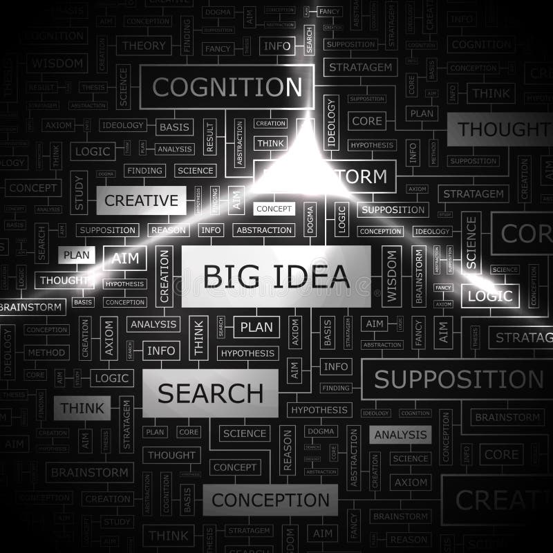 BIG IDEA stock vector. Illustration of brainstorming - 35167964