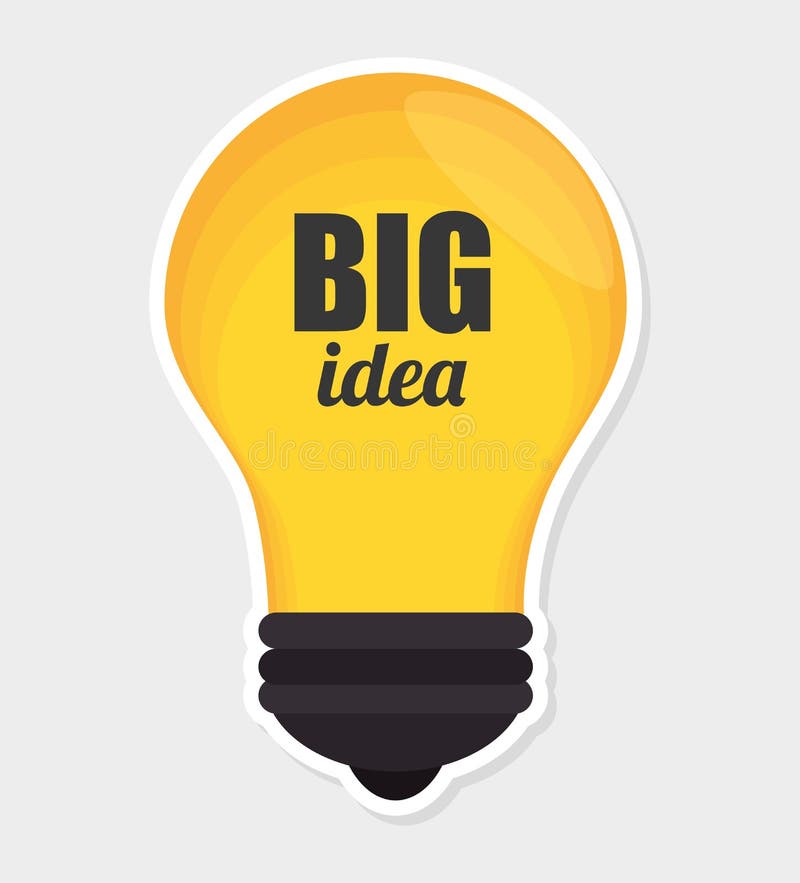 Big Idea, Creative and Intelligence Stock Vector - Illustration of ...