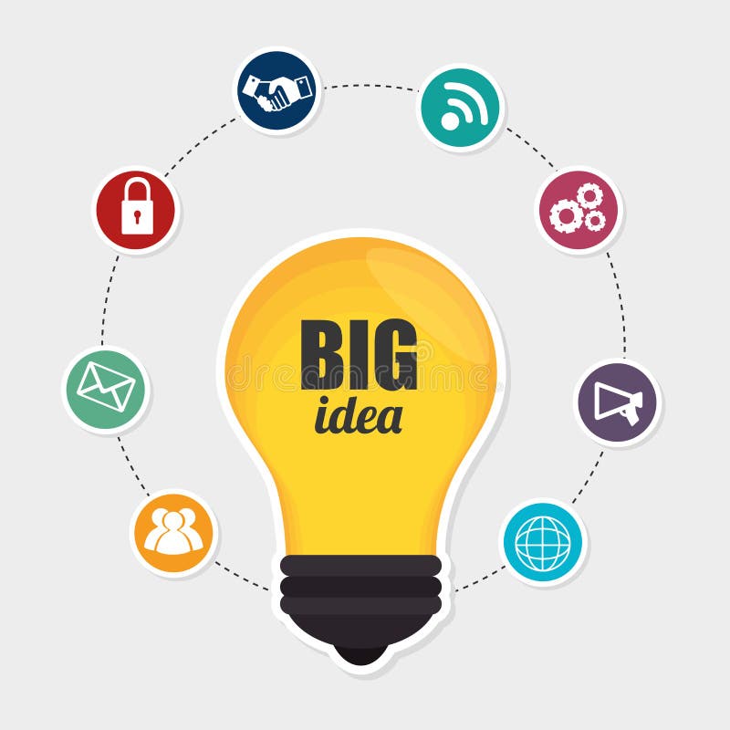 Big Idea, Creative and Intelligence Stock Vector - Illustration of idea ...