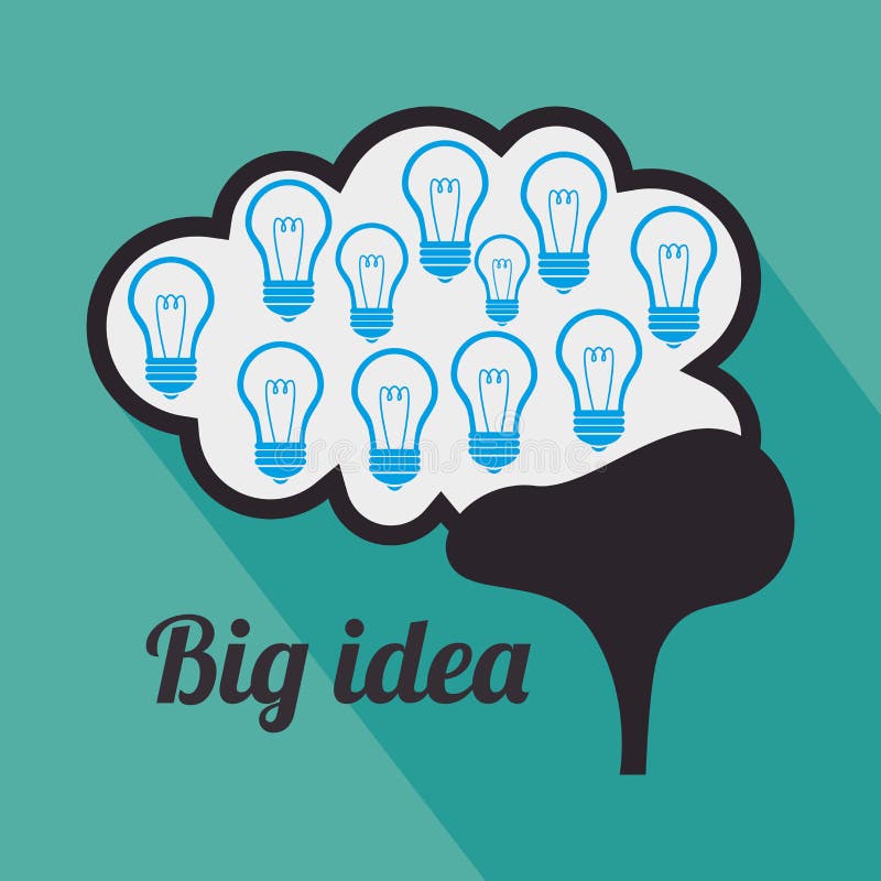 Big Idea, Creative and Intelligence Stock Vector - Illustration of ...