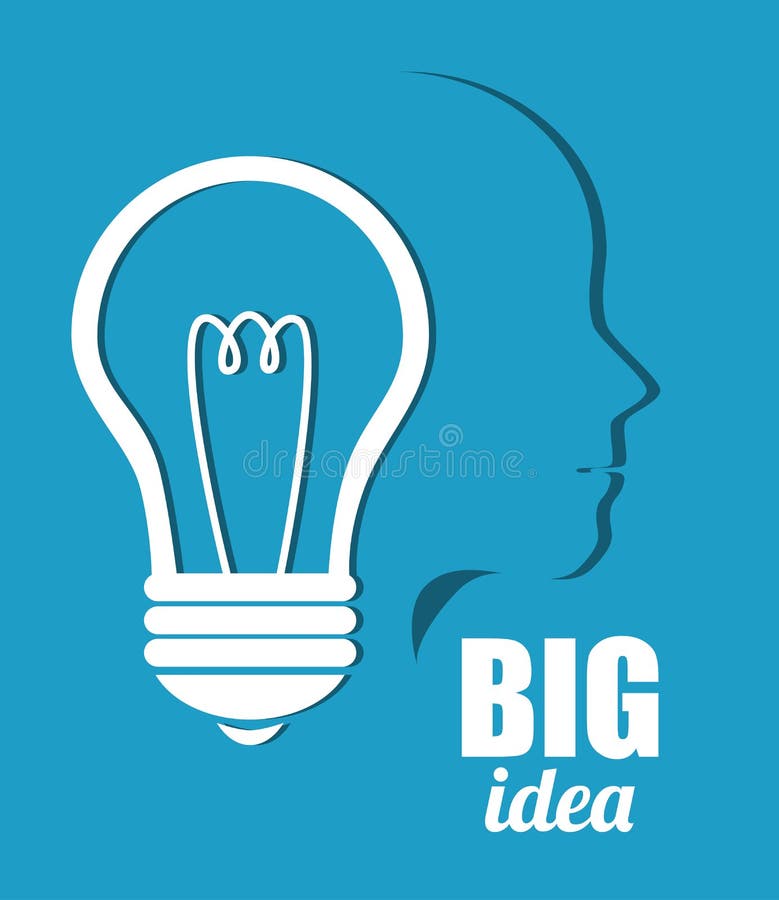 Big idea design. stock vector. Illustration of solution - 58821665