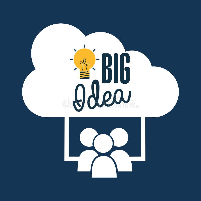 Big idea design stock vector. Illustration of solution - 63369723