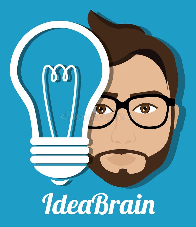 Big ideas from young minds stock illustration. Illustration of ...