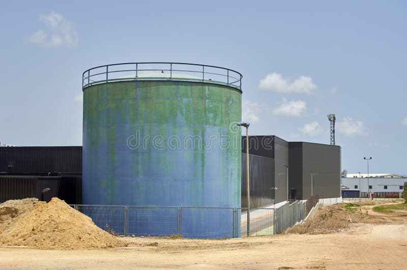 Big Industrial Warehouse Building Stock Image - Image of manufacturing ...