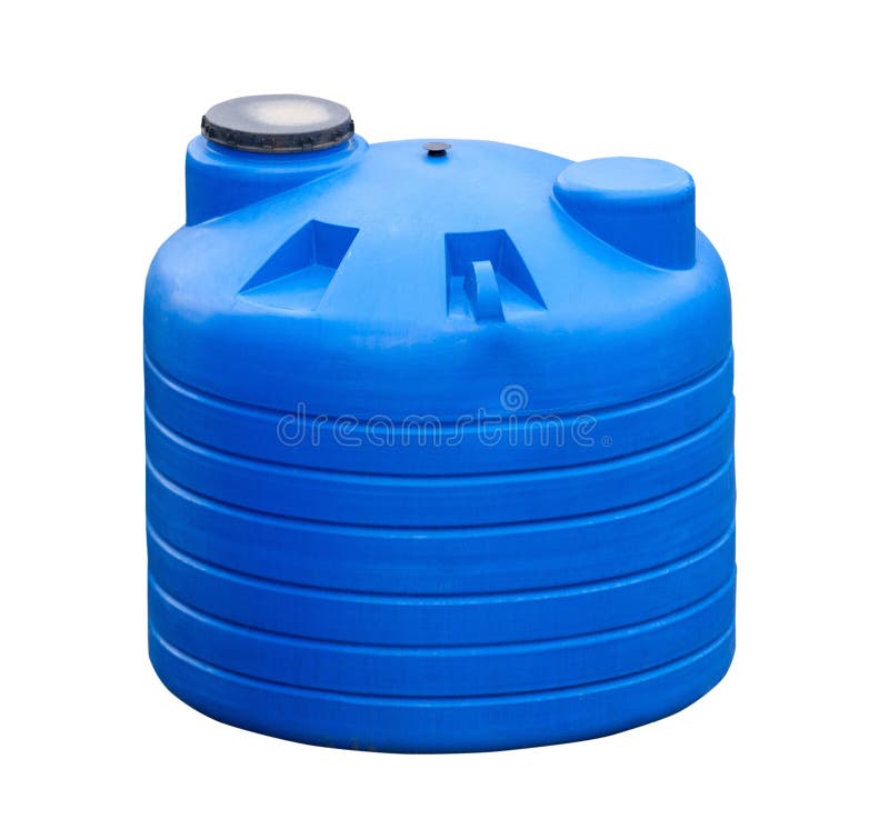 Big Industrial Water Container Stock Image - Image of barrel, bottled ...