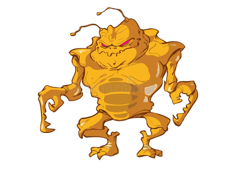 Big insect alien stock illustration. Illustration of space - 13251299