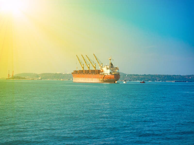 Big International Cargo Ship for Industrial Import and Export ...