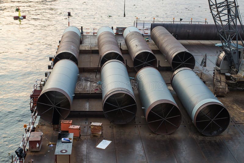 Big Iron Pipe stock image. Image of heavy, construction - 38870869