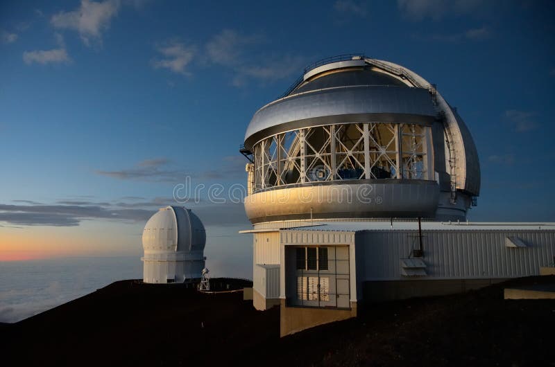 Mauna Kea Gemini North Telescope, Big Island, Hawaii Stock Photo ...