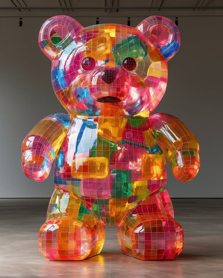 Big jelly bear stock illustration. Illustration of magenta - 327299840