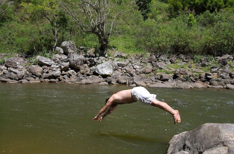 Jumping waterfall stock photo. Image of extreme, leaping - 163274