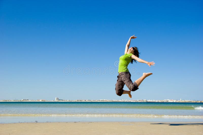 Big Jump stock photo. Image of recreation, joyful, healthy - 9033060