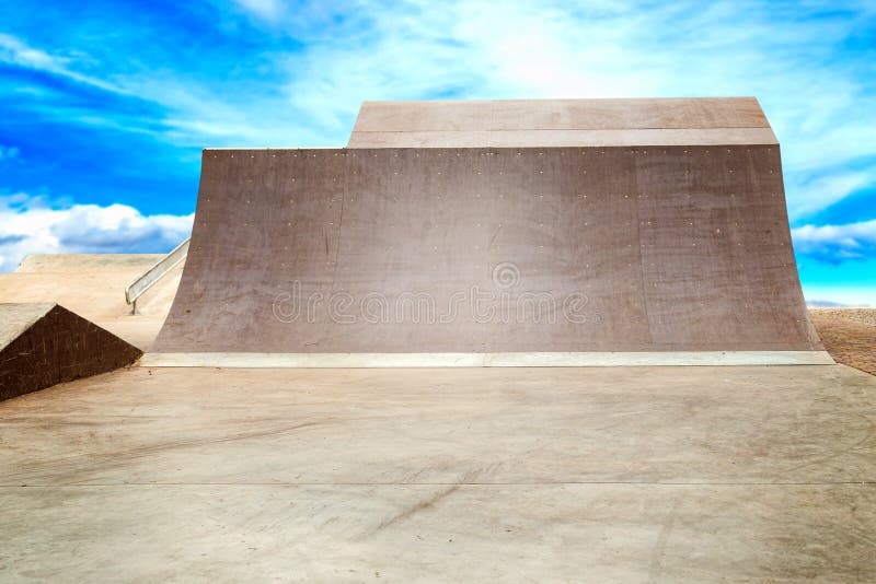 Big jumps in skate park. stock photo. Image of park - 134386164