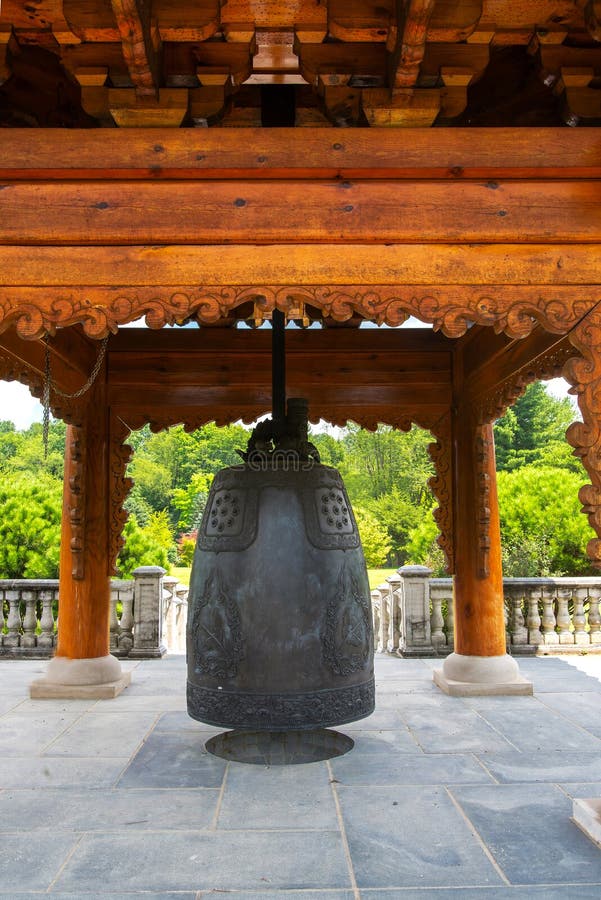Big asian bell stock photo. Image of architecture, park - 189977516