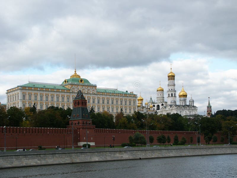 The big Kremlin palace. stock photo. Image of banner - 82671978