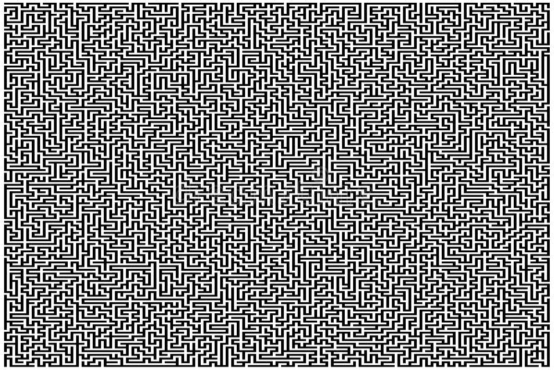 Big labyrinth stock illustration. Illustration of seek - 24479444