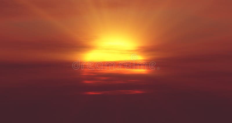 Big Large Sun Sunrise Sunset Stock Illustration - Illustration of ...