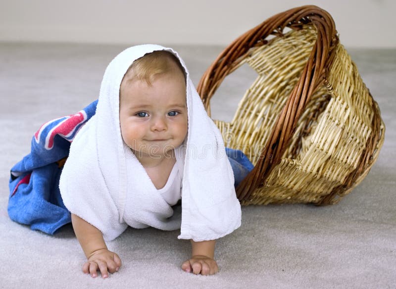 Big Laundry Day stock photo. Image of little, childhood - 652686