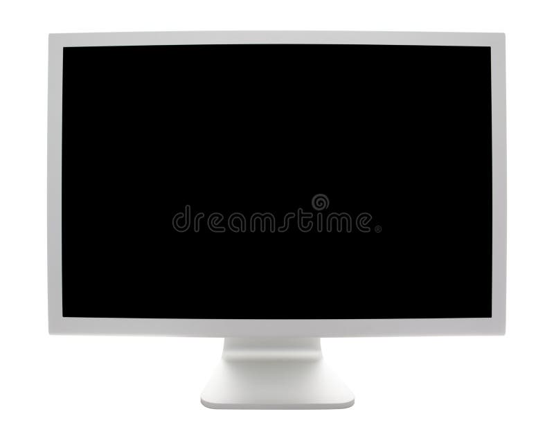 Big LCD Monitor stock image. Image of electronics, object - 9080823