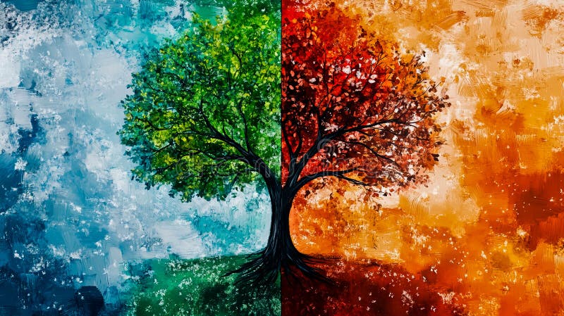 The Big Leaf of the Tree is the Centerpiece of the Four Seasons Concept ...