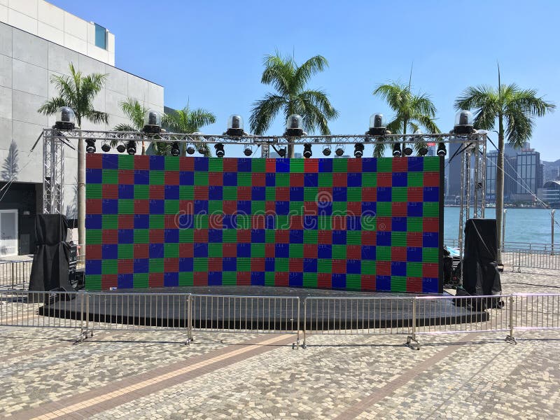 Big LED Display at Harbour City, Hong Kong Editorial Photography ...