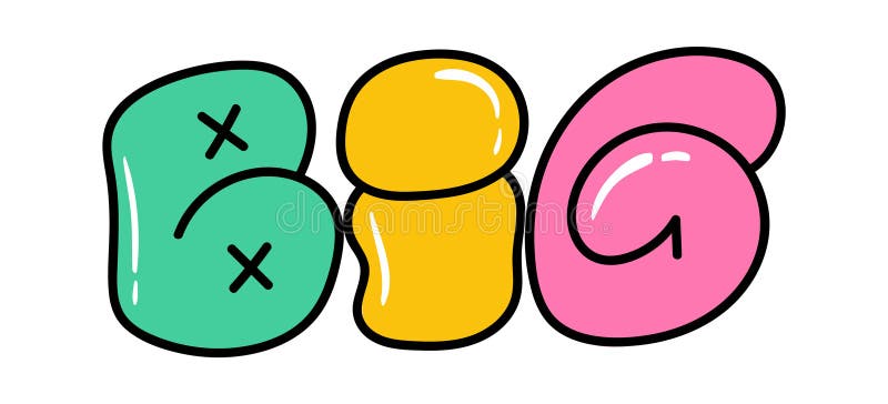 Big Lettering Street Graffiti Stock Vector - Illustration of graffiti ...