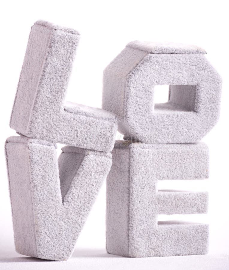 Big letters of love stock image. Image of embellishment - 28332295