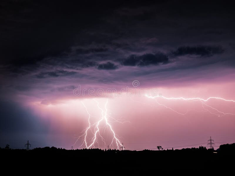 Big Lightning stock photo. Image of thunder, powerful - 85429160