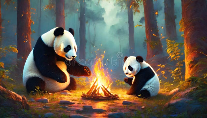 Panda Fire Stock Illustrations – 398 Panda Fire Stock Illustrations ...