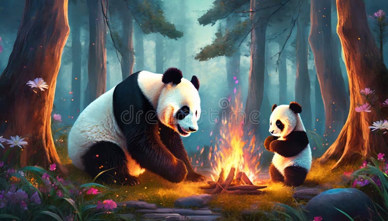 Panda Fire Stock Illustrations – 398 Panda Fire Stock Illustrations ...