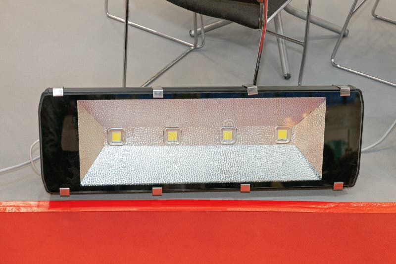 Long Led Light Floor stock image. Image of light, bulb - 211241775