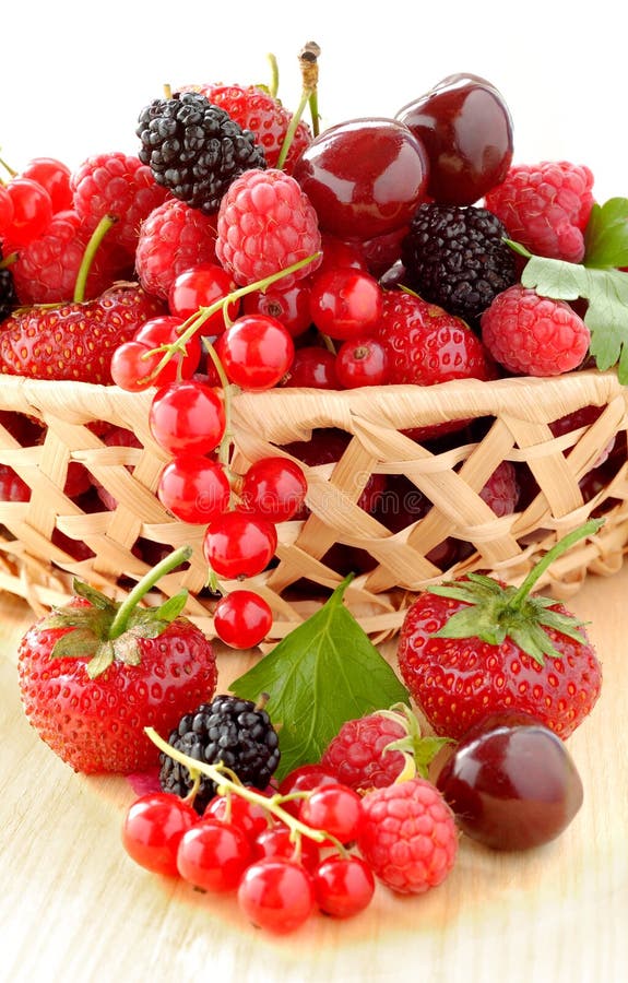 Big Lug Full Of Fresh Berries Picture. Image: 15023328