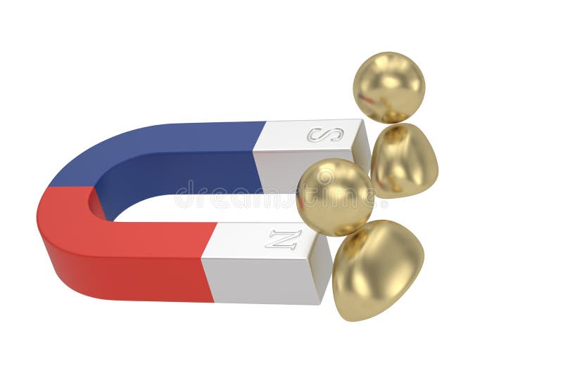 Magnet Pulling People Stock Illustrations – 168 Magnet Pulling People ...