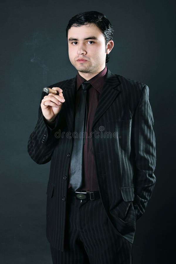 Big man stock image. Image of source, holding, cigarette - 89985303