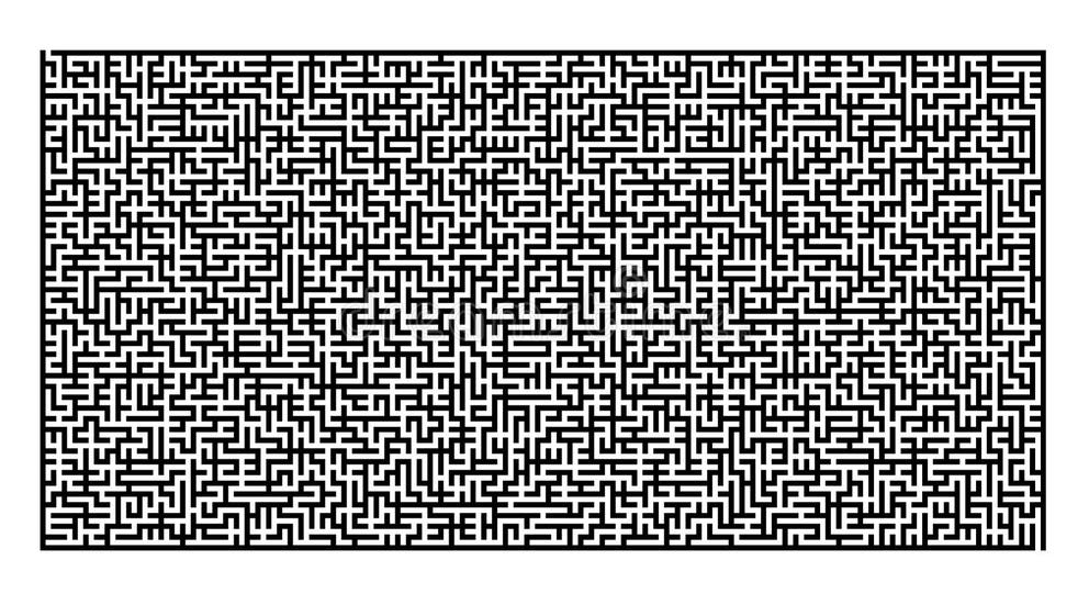 Large Maze stock illustration. Illustration of maze, isolated - 54683892