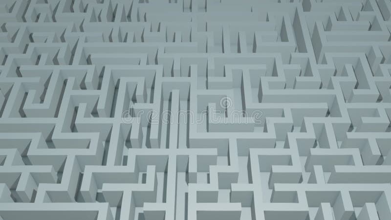 Maze Horizontal Movement with Line Animation 2 Stock Footage - Video of ...