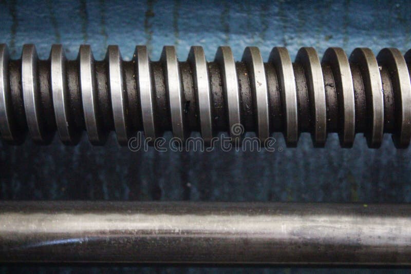 Big metallic thread stock image. Image of threading, iron - 39578465