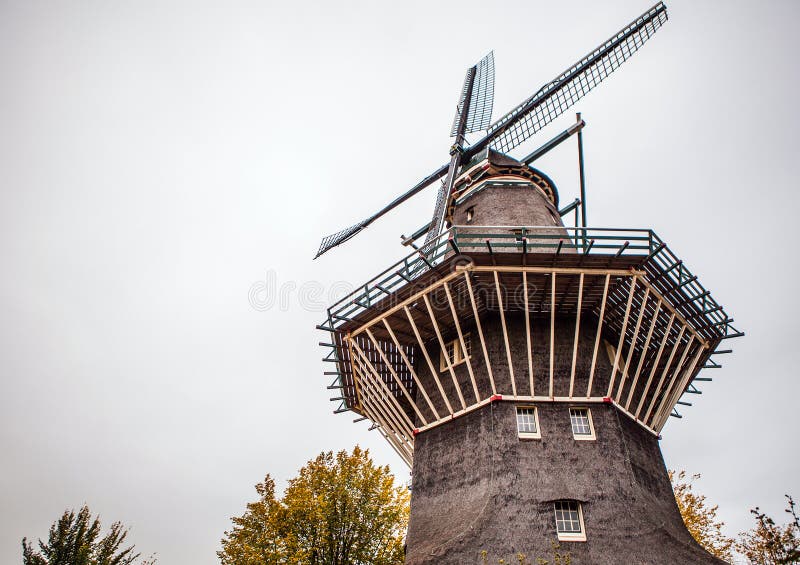 Big mill. Amsterdam stock photo. Image of destination - 69498850