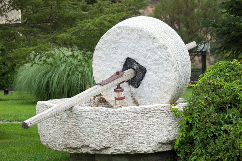 Big millstone stock image. Image of traditional, millstone - 28333583