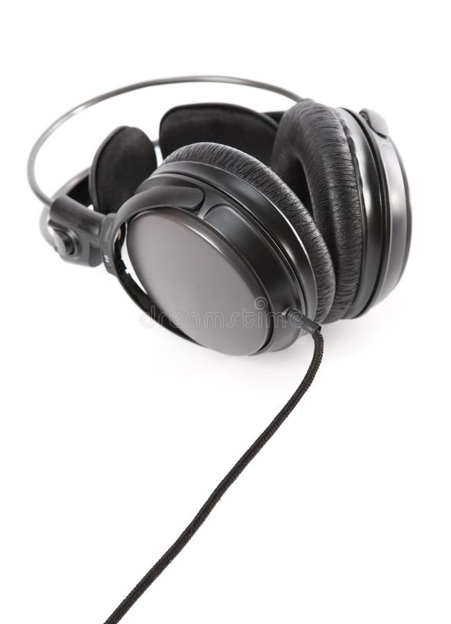 Big modern headphones stock image. Image of equipment - 5829891