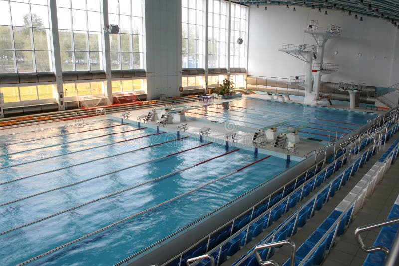 Big modern swimming pool stock photo. Image of liquid - 8966306