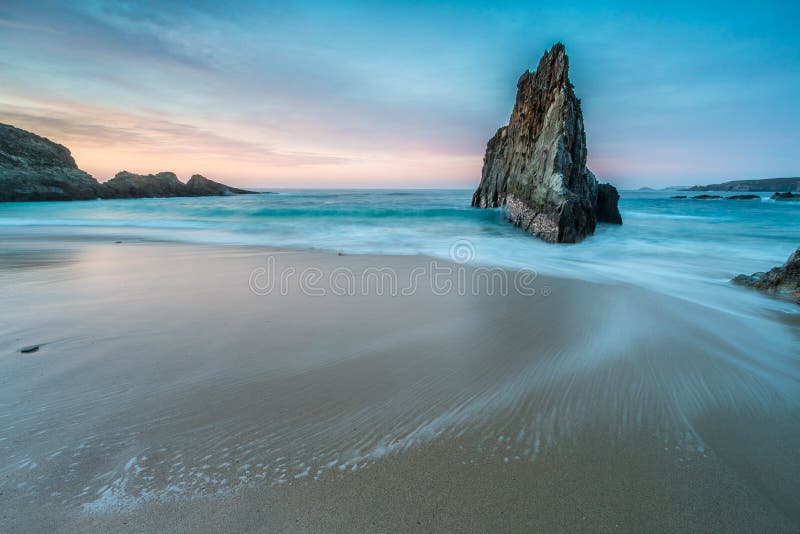 The big monolith! stock photo. Image of terrain, beach - 105462516