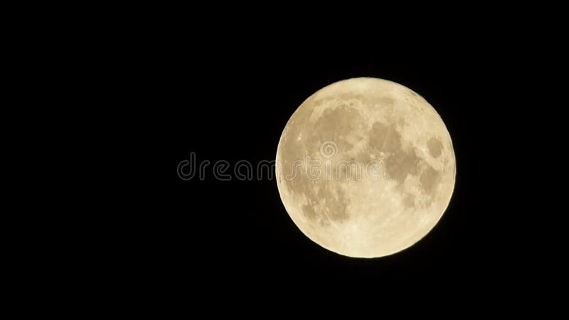 Big Moon Full Moon in the Night Stock Video - Video of stars, full ...