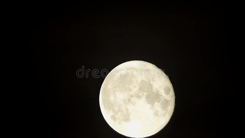 Big Moon Full Moon in the Night Sky Big Moon Stock Video - Video of ...