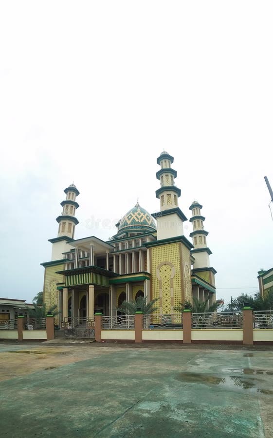 Big Mosque on Java, Architecture Stock Image - Image of architecture ...